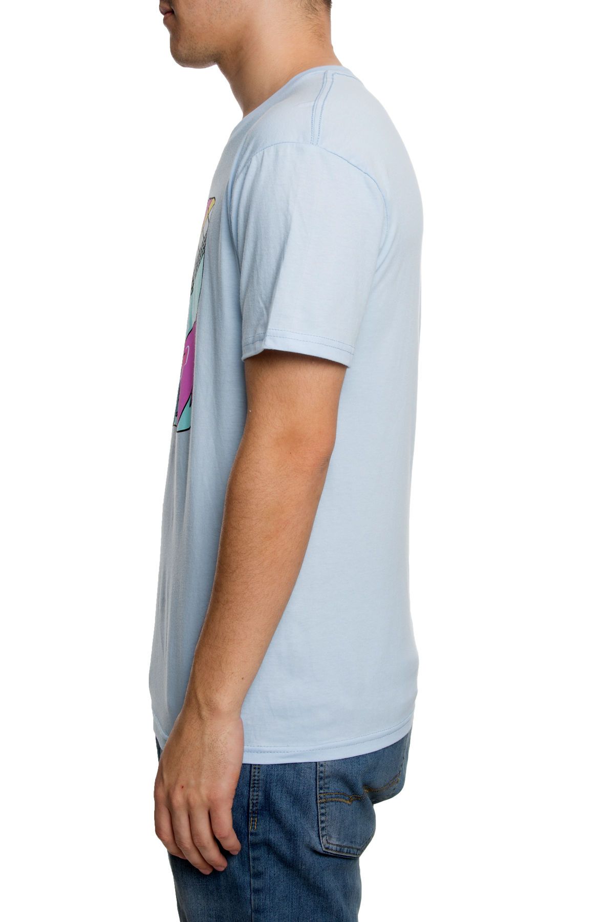 PINK DOLPHIN The Men's Pool Vibe Tee in Lt Blue SP11911PVLB-LTBLU - Shiekh