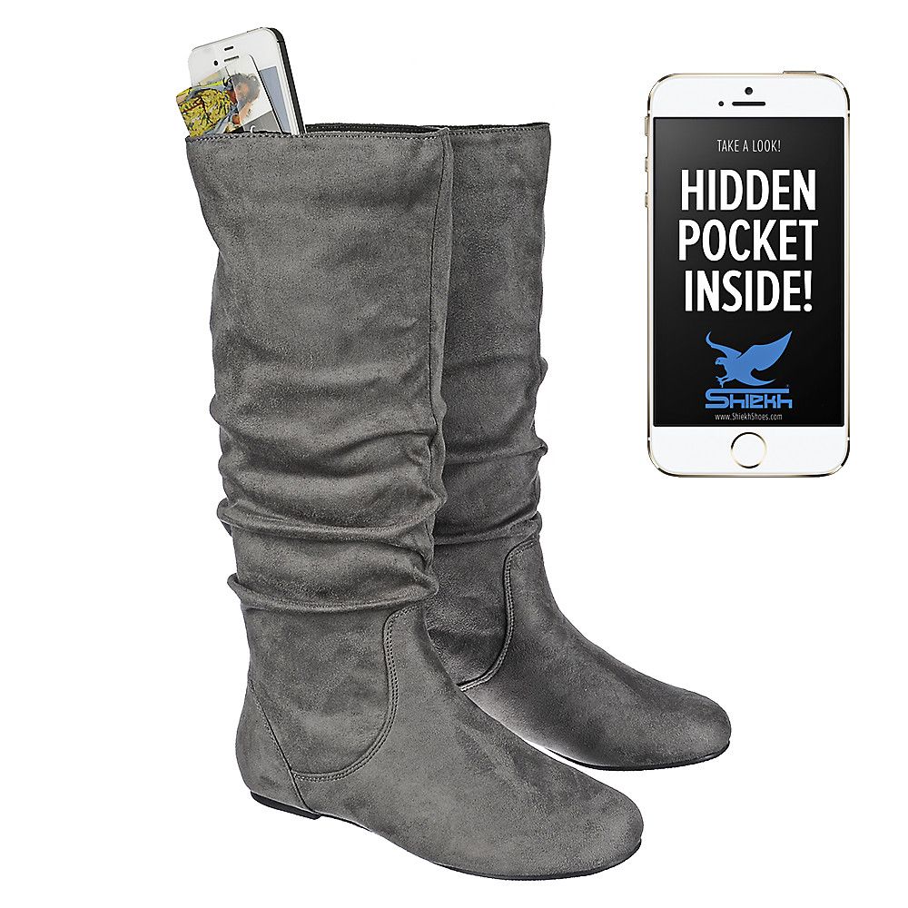 SHIEKH Pocket Boot Kalisa-89 KALISA-89/DK GREY - Shiekh