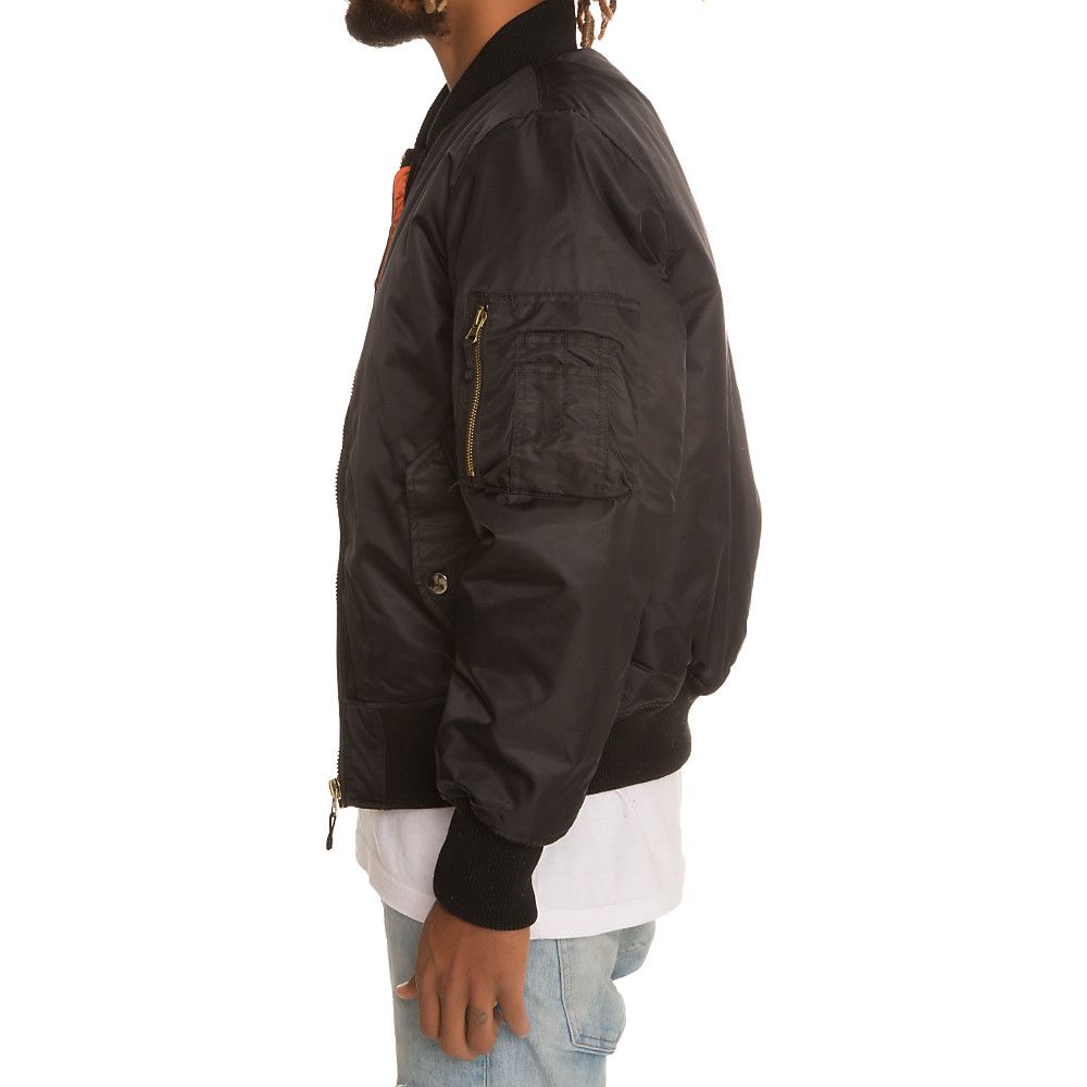 GENUINE Men's M1 Bomber Jacket HS-601 BLK - Shiekh