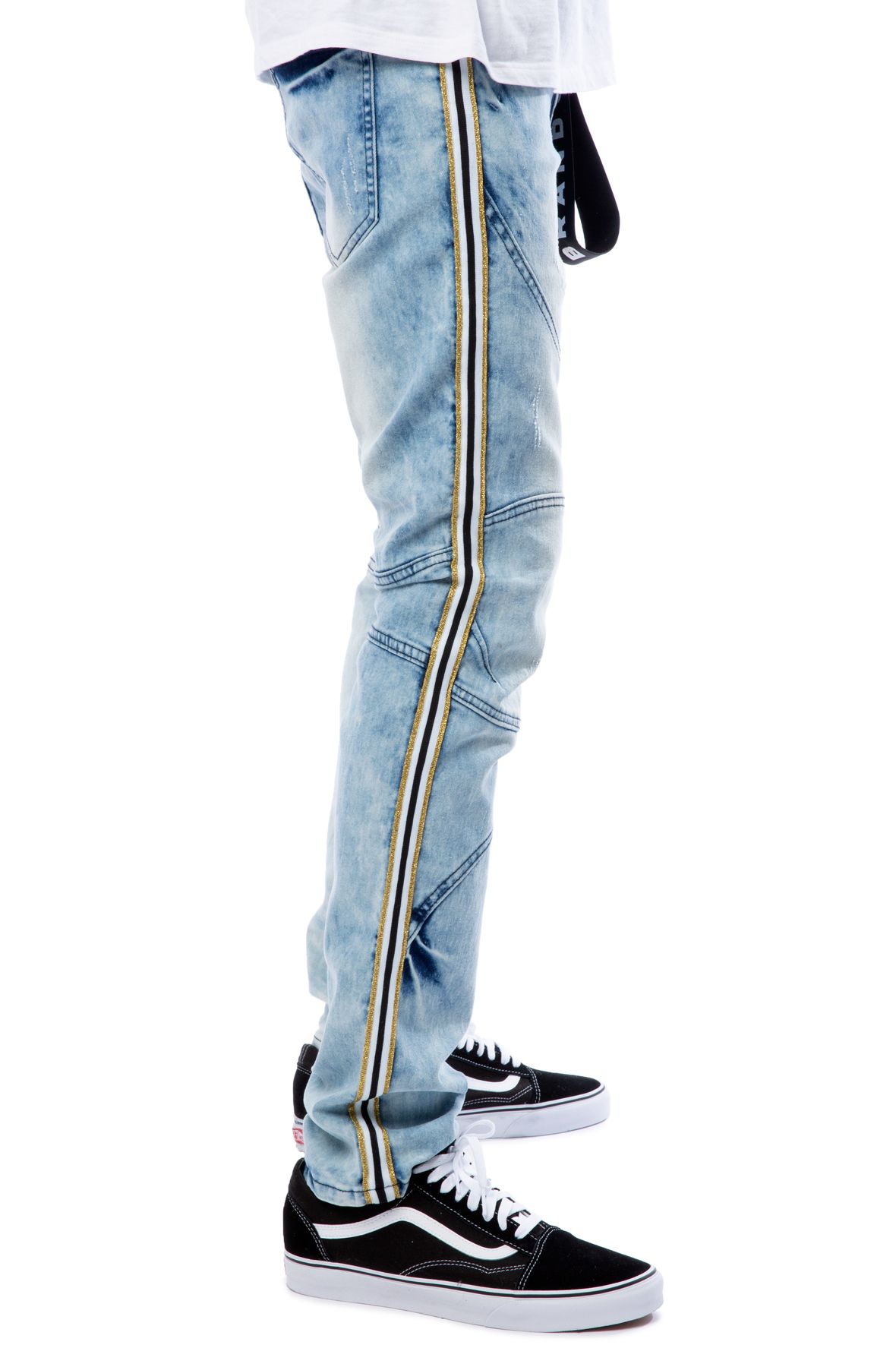 REASON Mines Distressed Denim F1-30BLUE - Shiekh