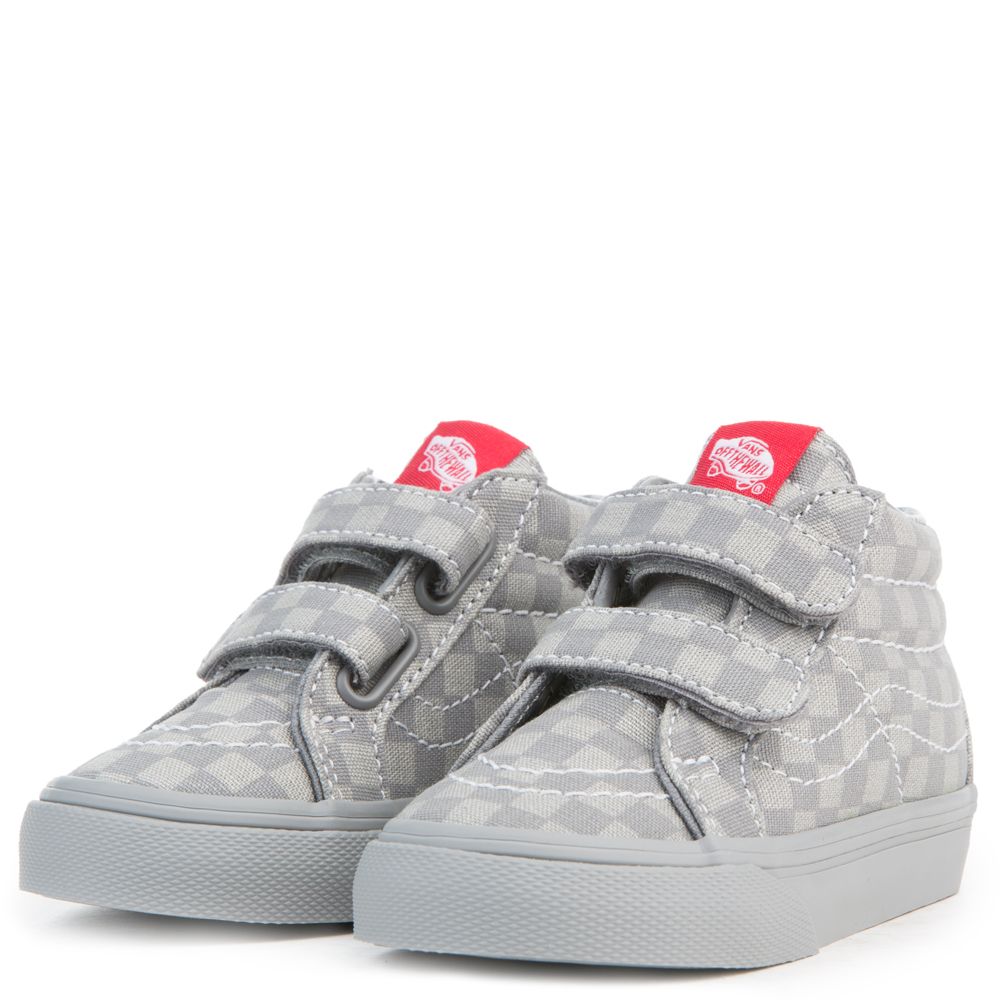 VANS TODDLER VANS SK8-MID REISSUE V MONO CHECKERBOARD VN0A348JQ1A - Shiekh