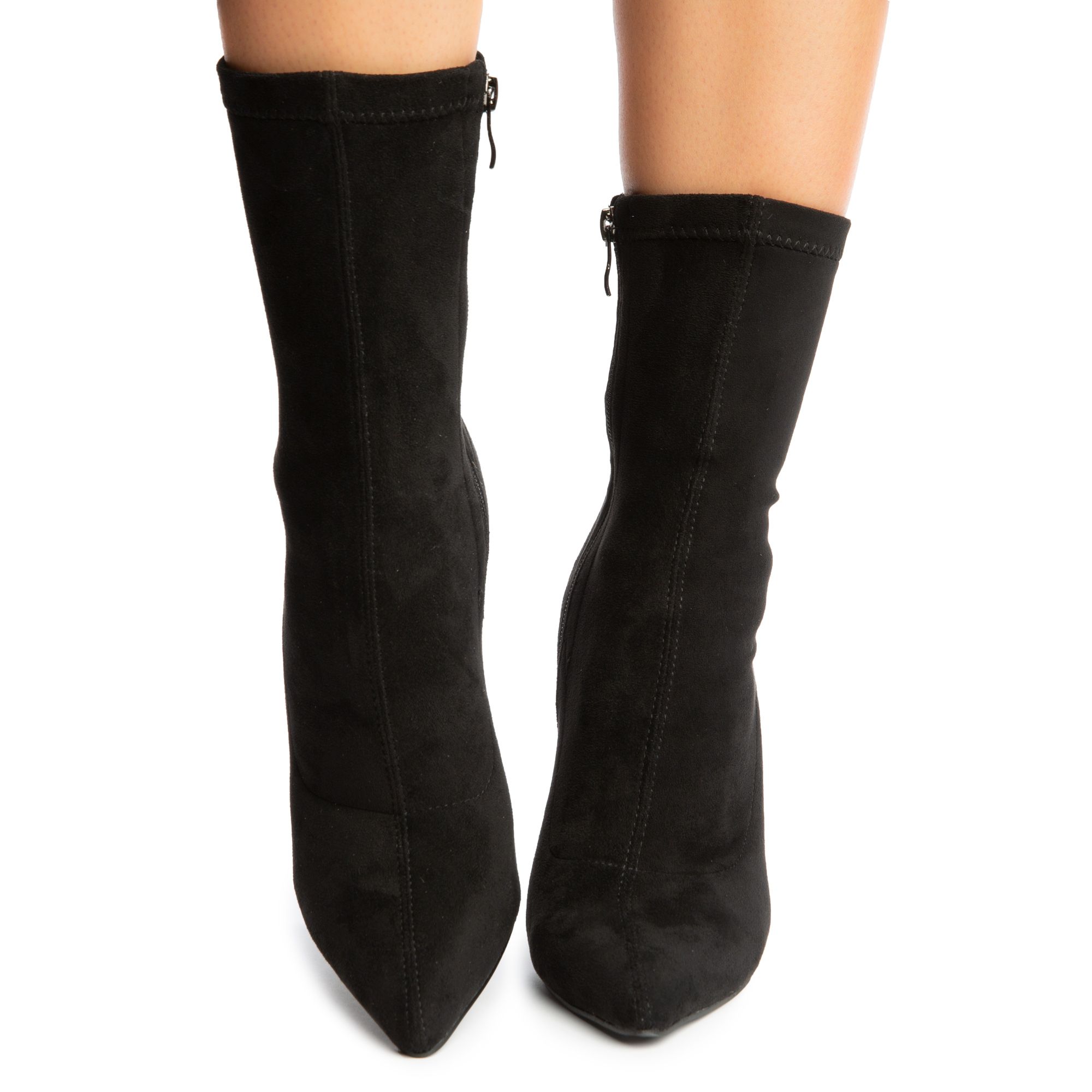 AZALEA WANG Raffi-2 Bedazzled Skull Bootie RAFFI-2-BLK - Shiekh
