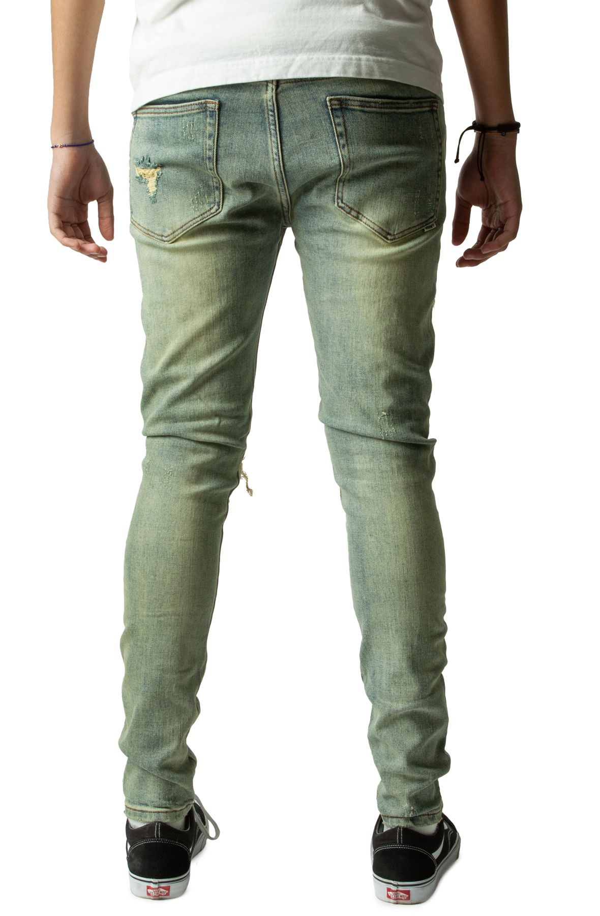 RUNAWAY LOS ANGELES Rush Knee Rip Jean RNWYPP-13 - Shiekh