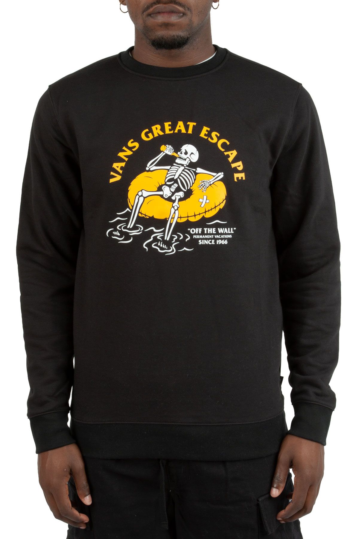 VANS Permanent Vacay Crew VN0006F0BLK - Shiekh