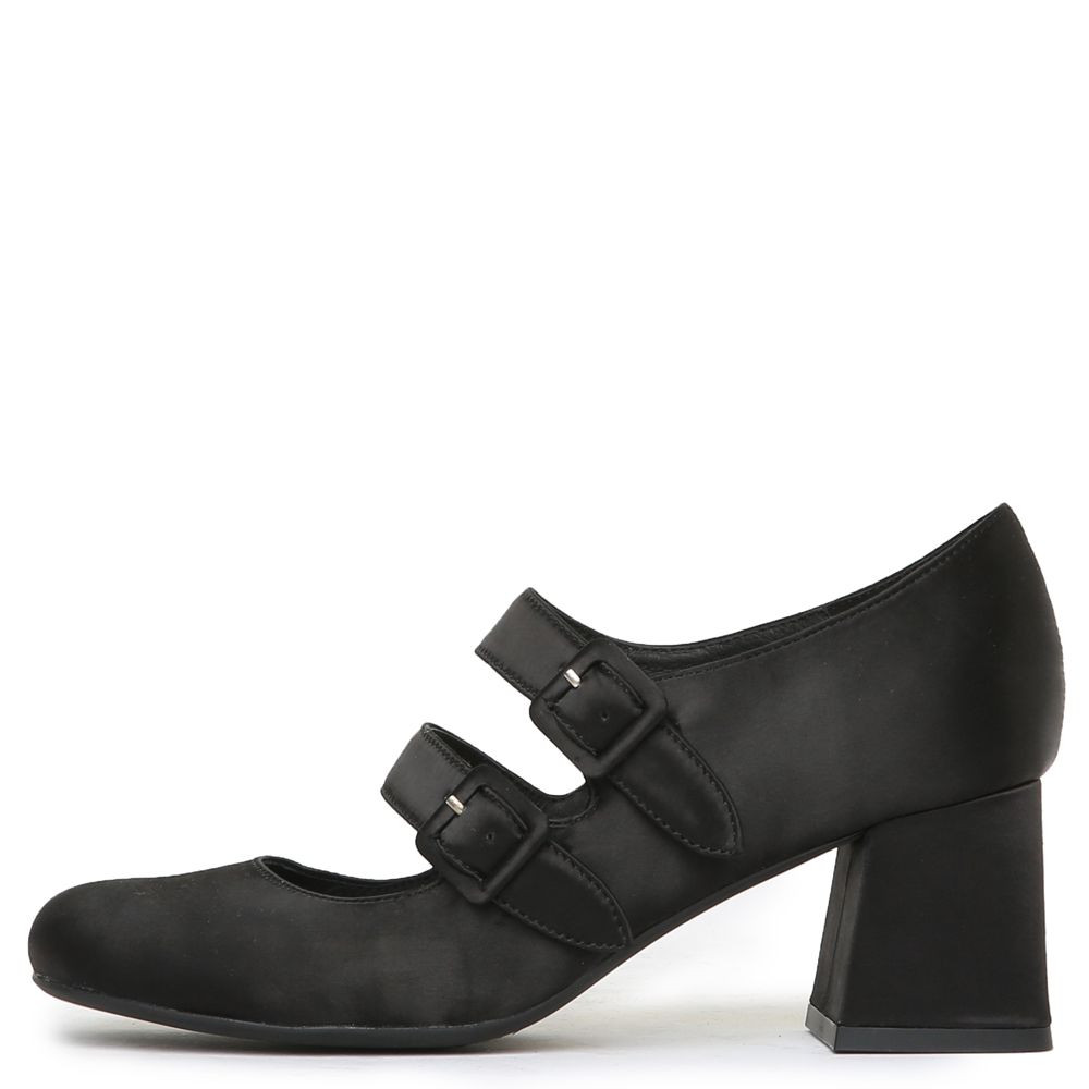 JEFFREY CAMPBELL Bickle Black Satin Heels BICKLE BLACK - Shiekh