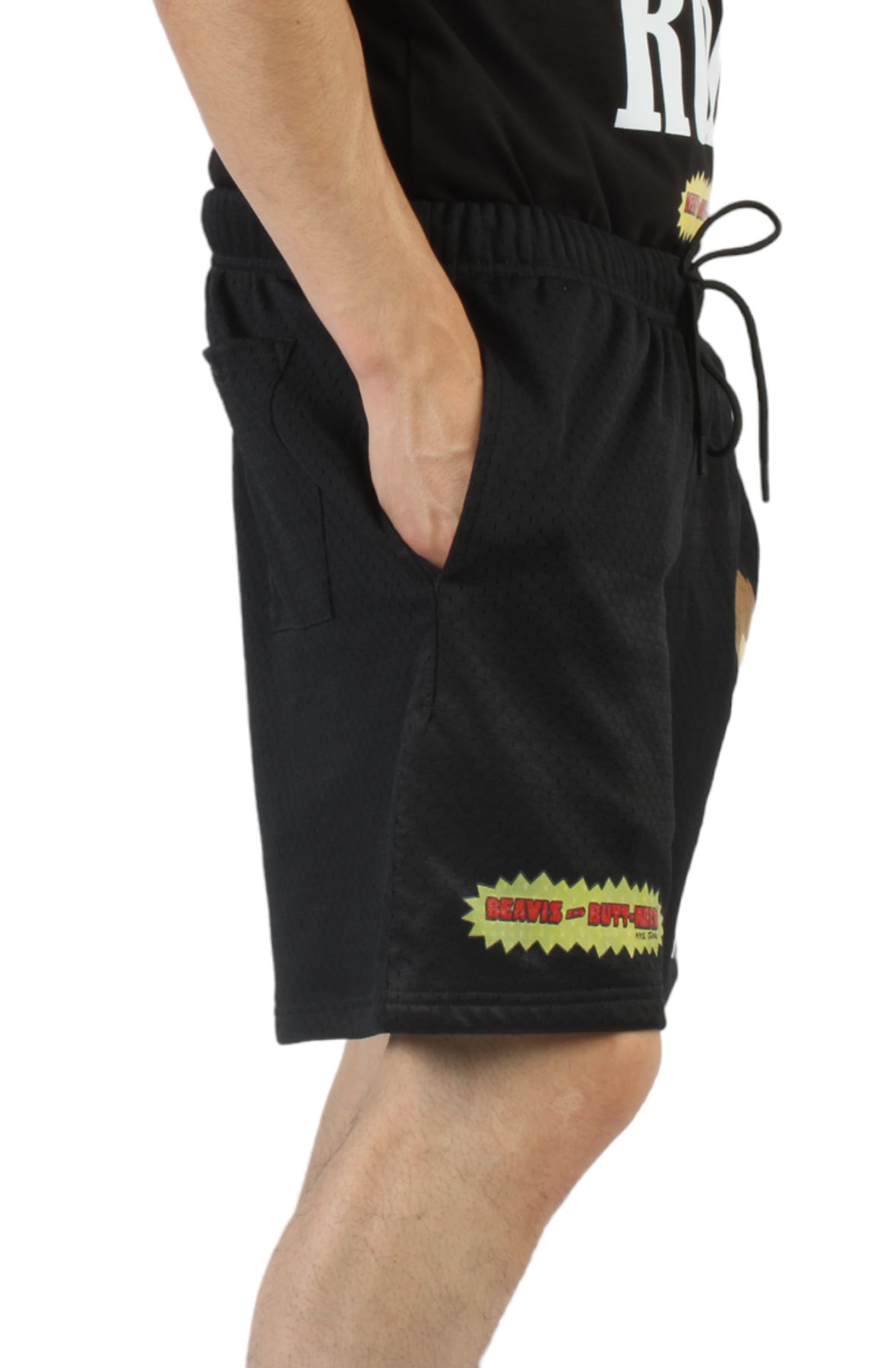 MAXIMA RUDE Mesh Shorts FA30018-BLK - Shiekh