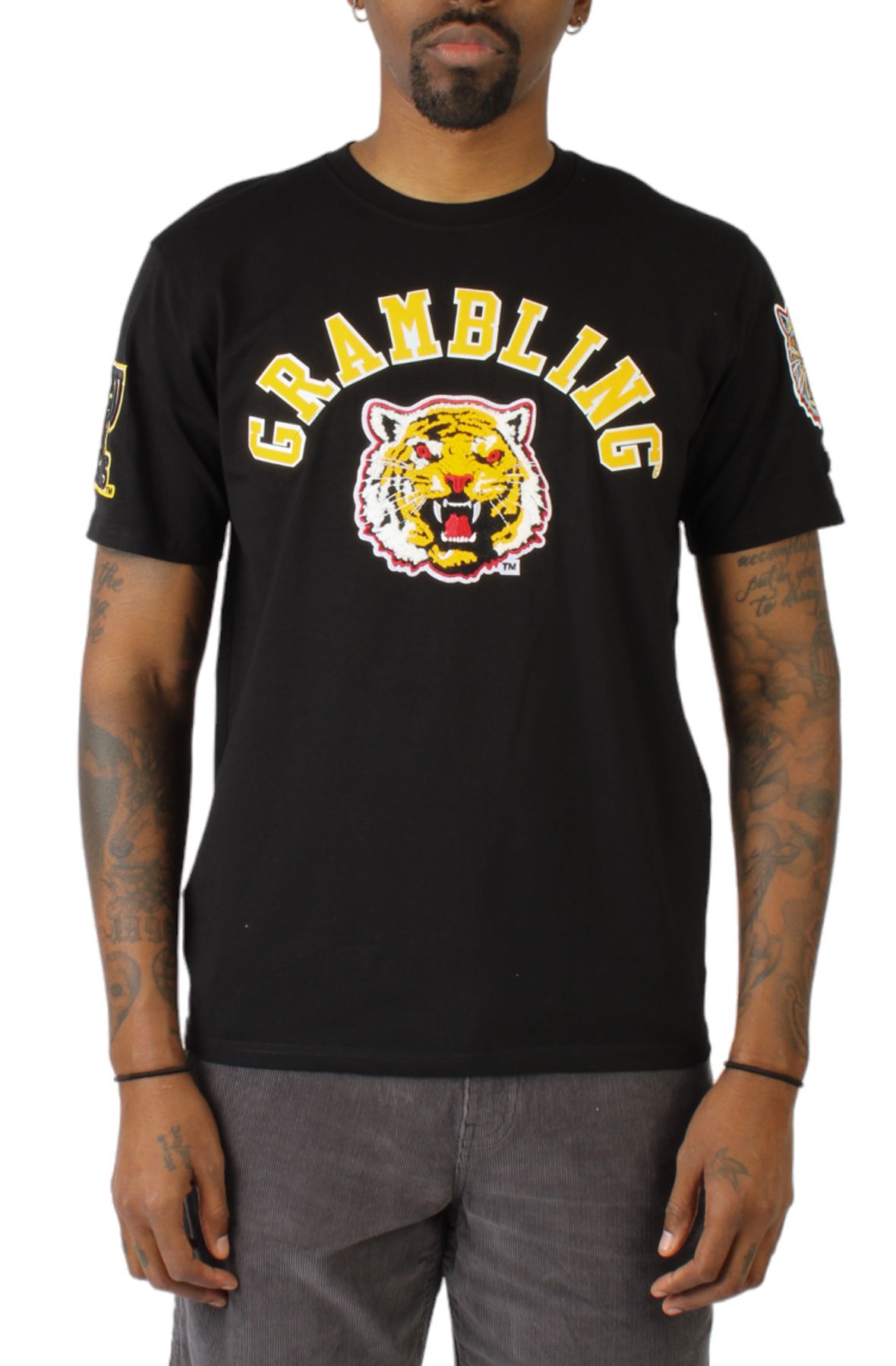 PRO STANDARD Grambling State University Logo T-Shirt CGS170146-BLK - Shiekh