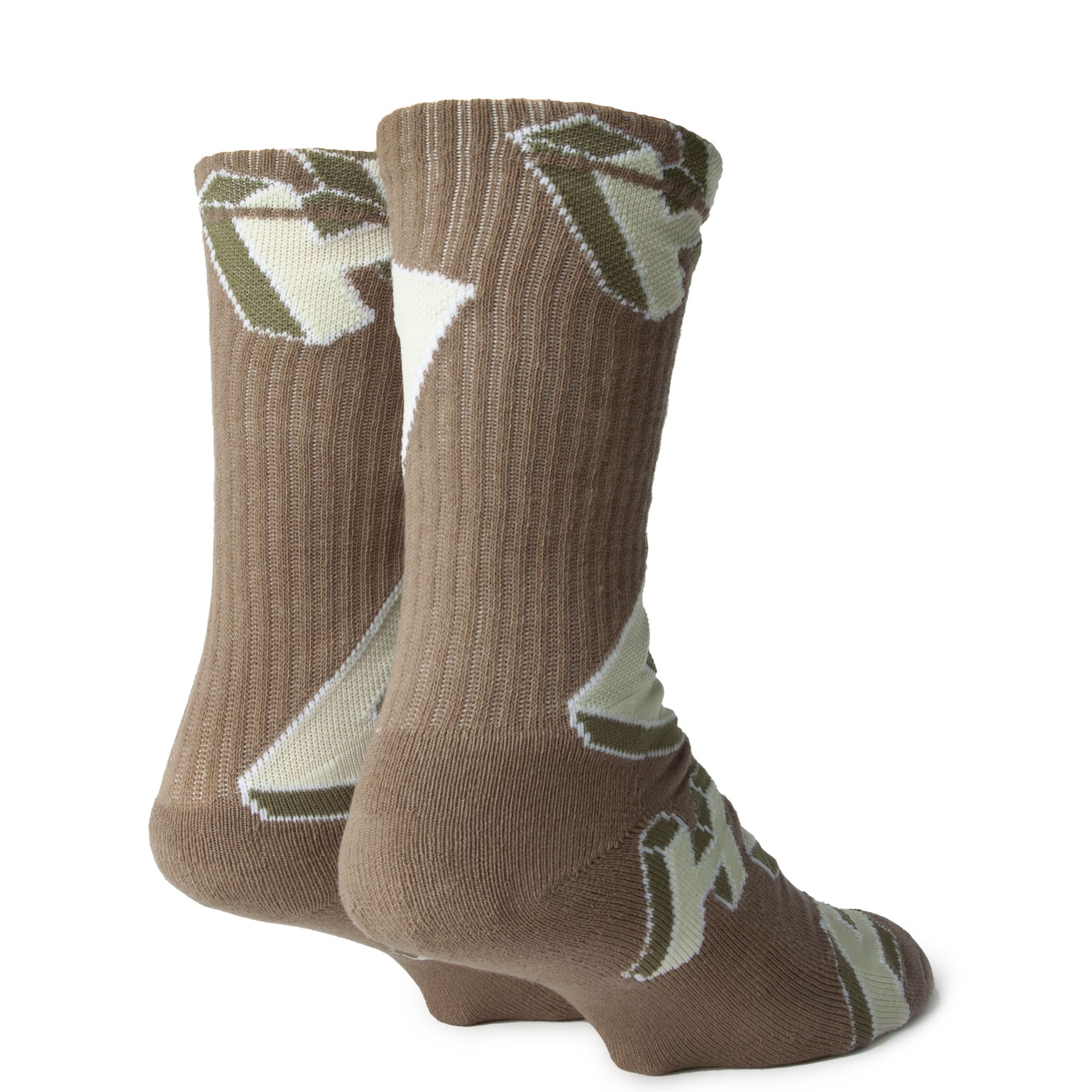 HUF Abecedarian Socks SK00734-BROWN - Shiekh