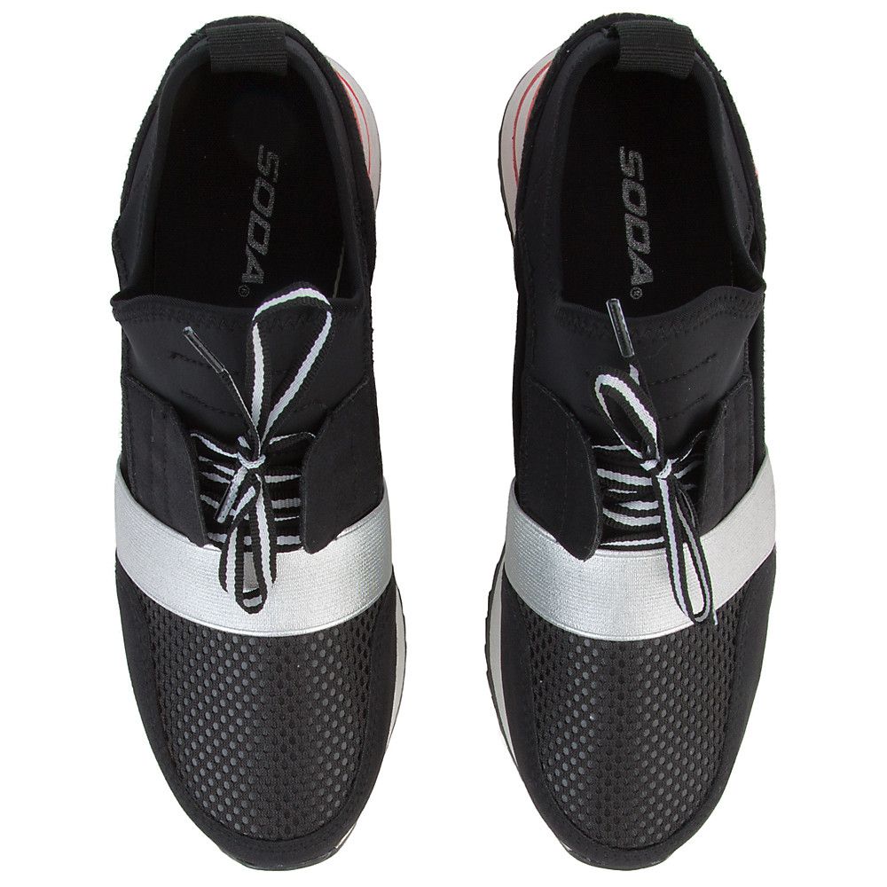 FORTUNE DYNAMICS Memo-G Athletic Sneaker FD MEMO-G BK/RED - Shiekh