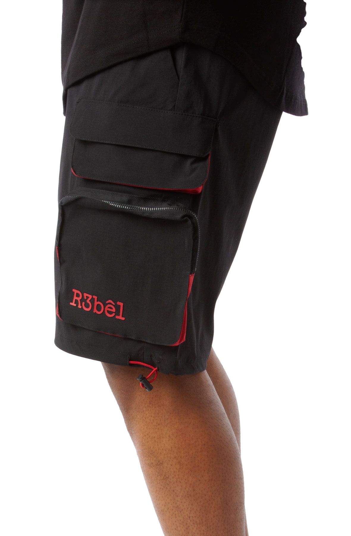 REBEL MINDS We Outside Cargo Tech Shorts 621-973BRED - Shiekh
