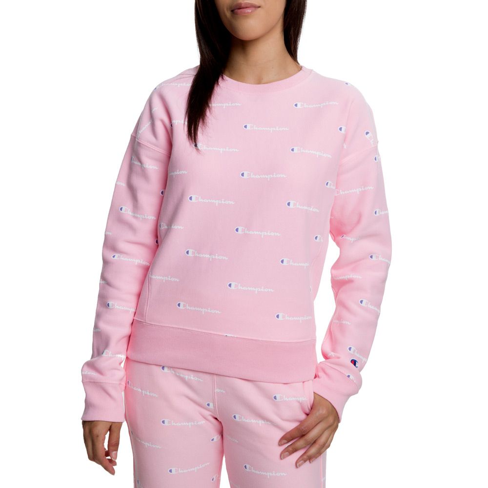 CHAMPION PRINTED CREW WL750P 11702 CW4 INV - Shiekh