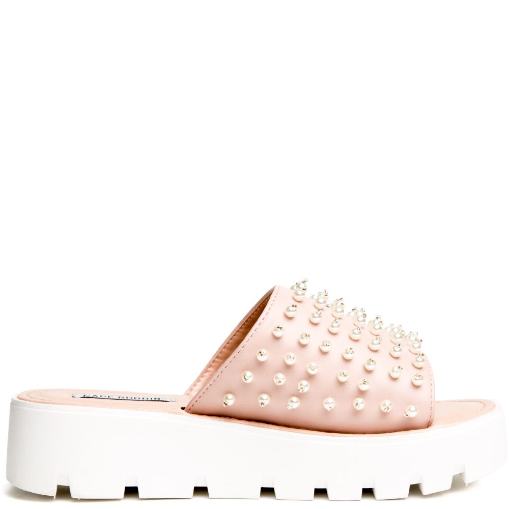 CAPE ROBBIN Mandy-1 Slides MANDY-1/PINK - Shiekh