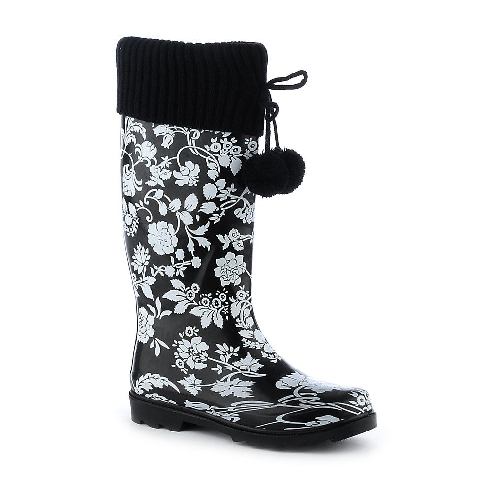 TWIN TIGER Pom Pom Rubber Rain Boot POM POM - Shiekh