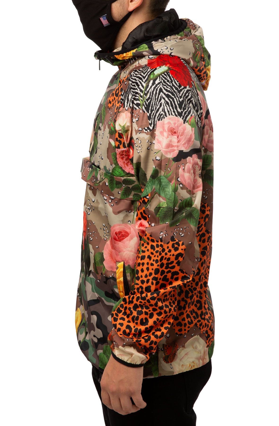 REASON Militant Garden Camo Anorak Jacket F0-223ACAMO - Shiekh