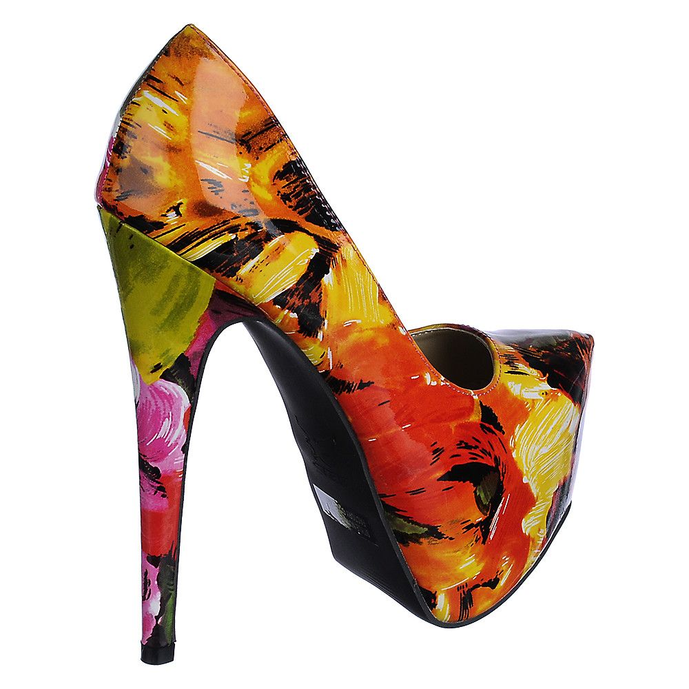 SHIEKH Skyhigh High Heel Shoe ELLE133/RED - Shiekh