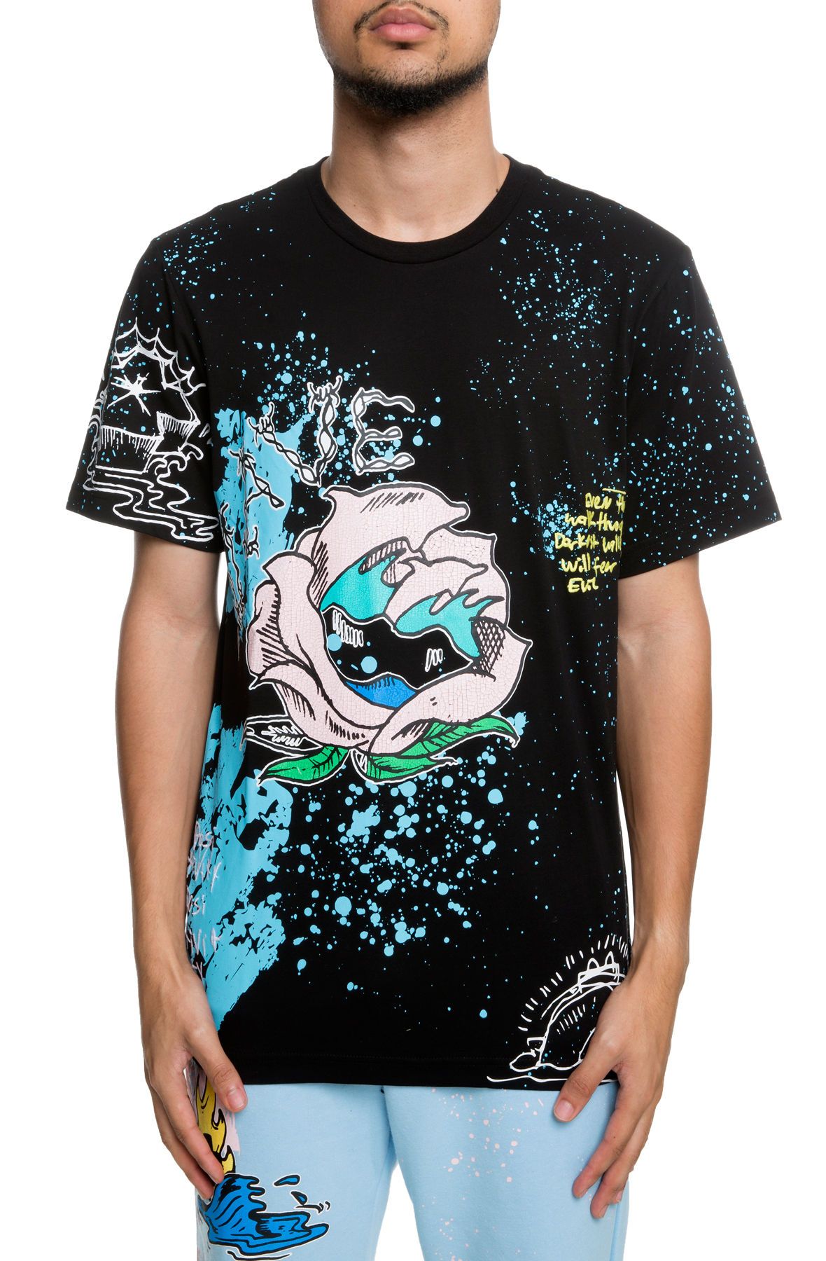 PINK DOLPHIN The Drip Drip Tee in AF21811DDBL - Shiekh
