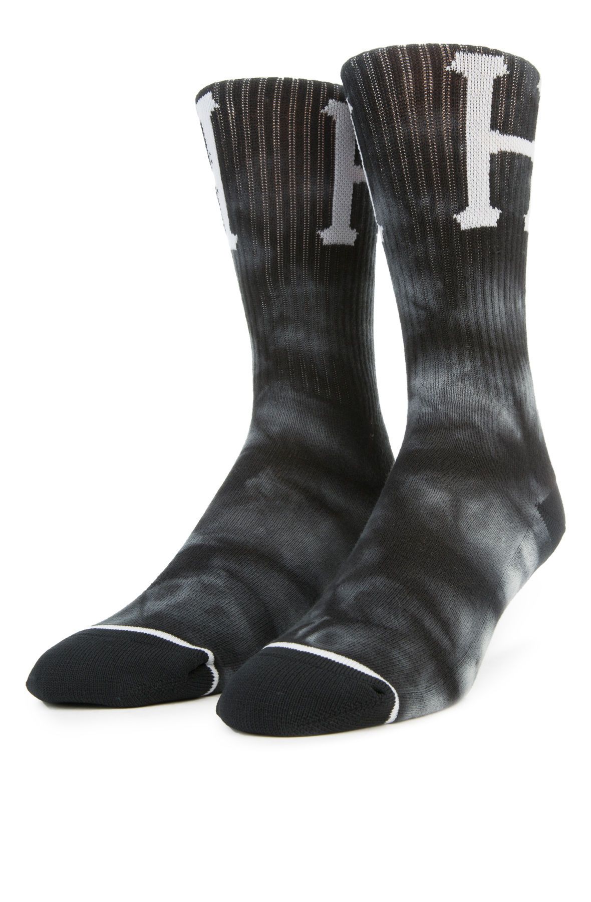 HUF The Classic H Socks in SK00237-BLK - Shiekh