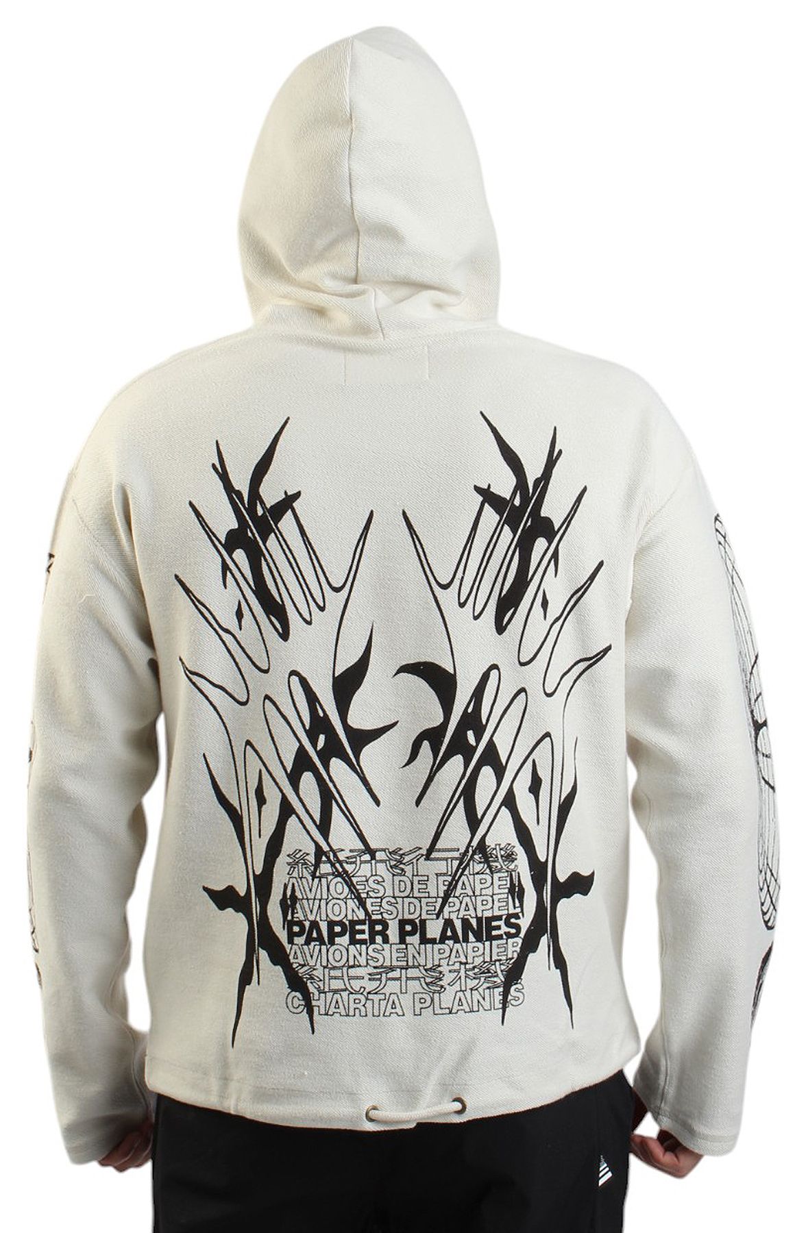 PAPER PLANES Asterisk Reverse Terry Hoodie 300294 - Shiekh