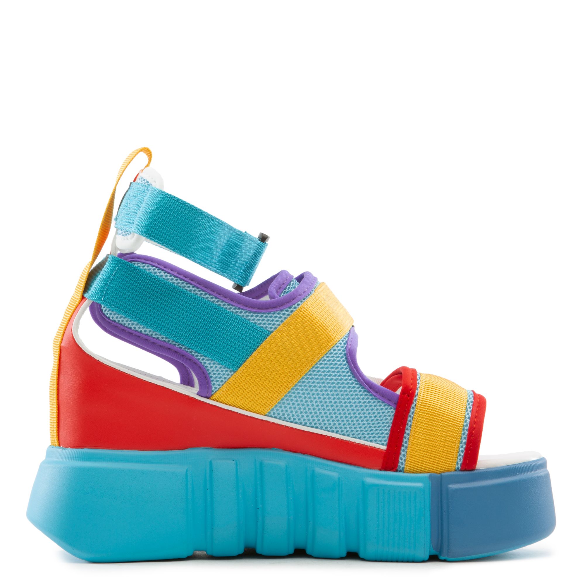 ANTHONY WANG Cranberry-02 Platform Sandals CRANBERRY-02-MLT - Shiekh