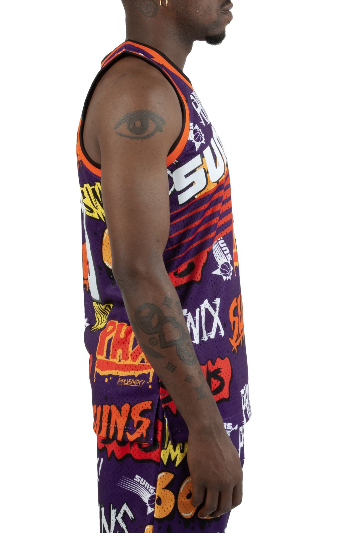 MITCHELL AND NESS NBA Slap Sticker Suns Swingman Jersey TFSM4768 ...