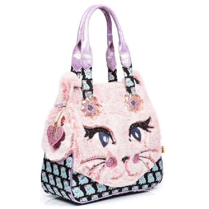 IRREGULAR CHOICE Women's Cat Call Pink Handbag BICALLO1C - Shiekh