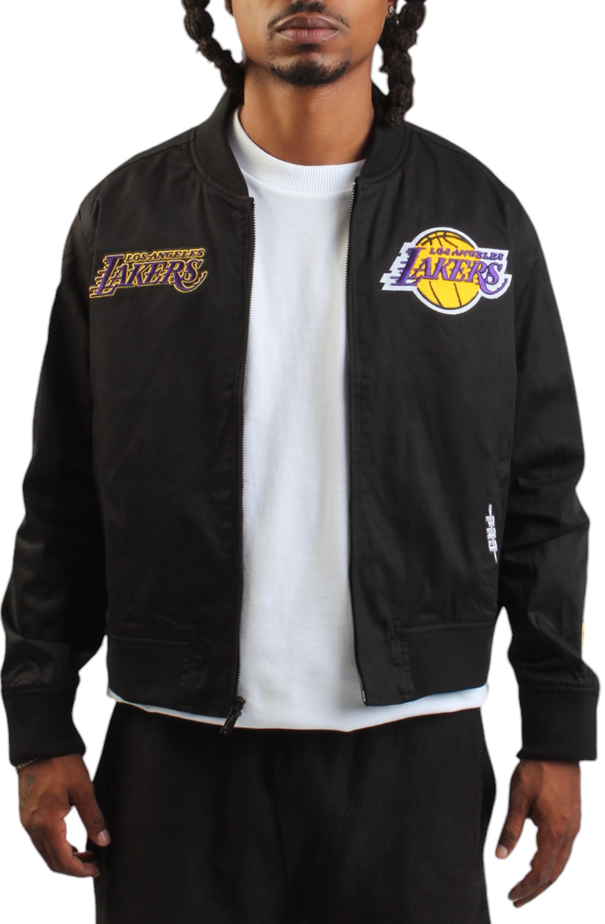 PRO STANDARD NBA Los Angeles Lakers Area Code Jacket BLLU515706-BLK ...