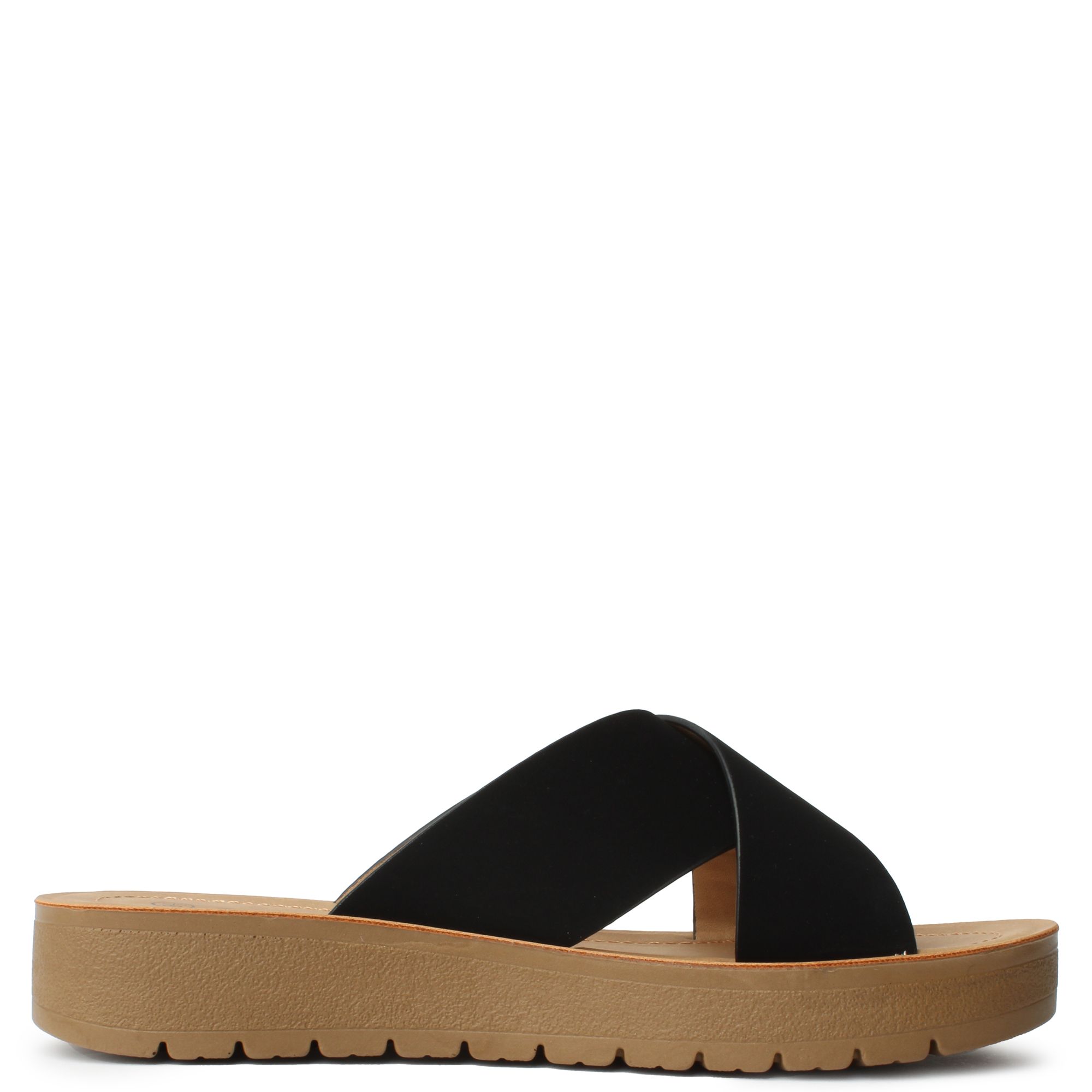 FORTUNE DYNAMICS Lucy-S Criss Cross Sandal FD LUCY-S-BLK - Shiekh