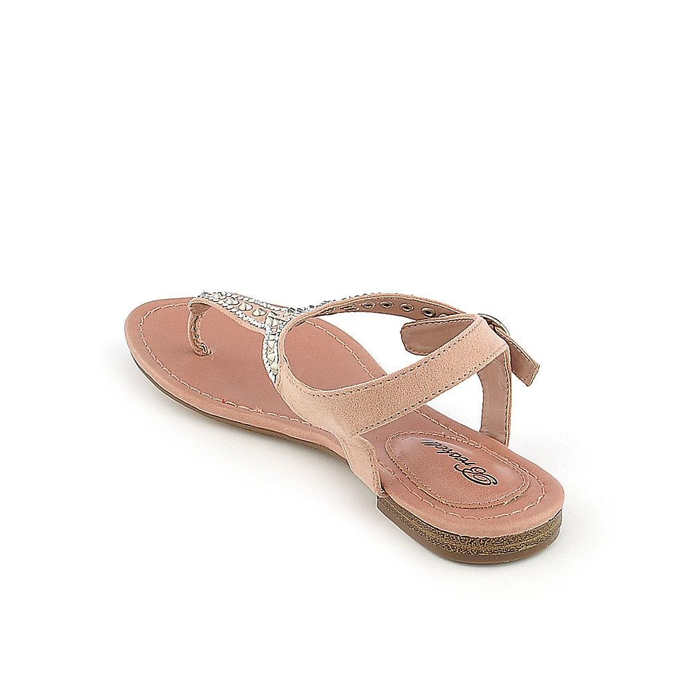 BRECKELLE'S Women's Sunny-03 Thong Sandal SUNNY-03/BLUSH - Shiekh