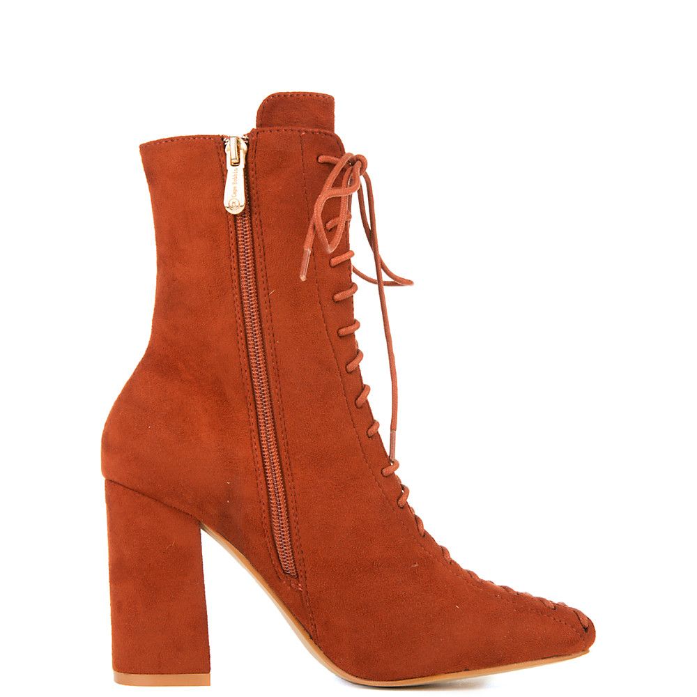 CAPE ROBBIN Women's Betisa-6 High Heel Ankle Boot BETISA-6/RUST - Shiekh