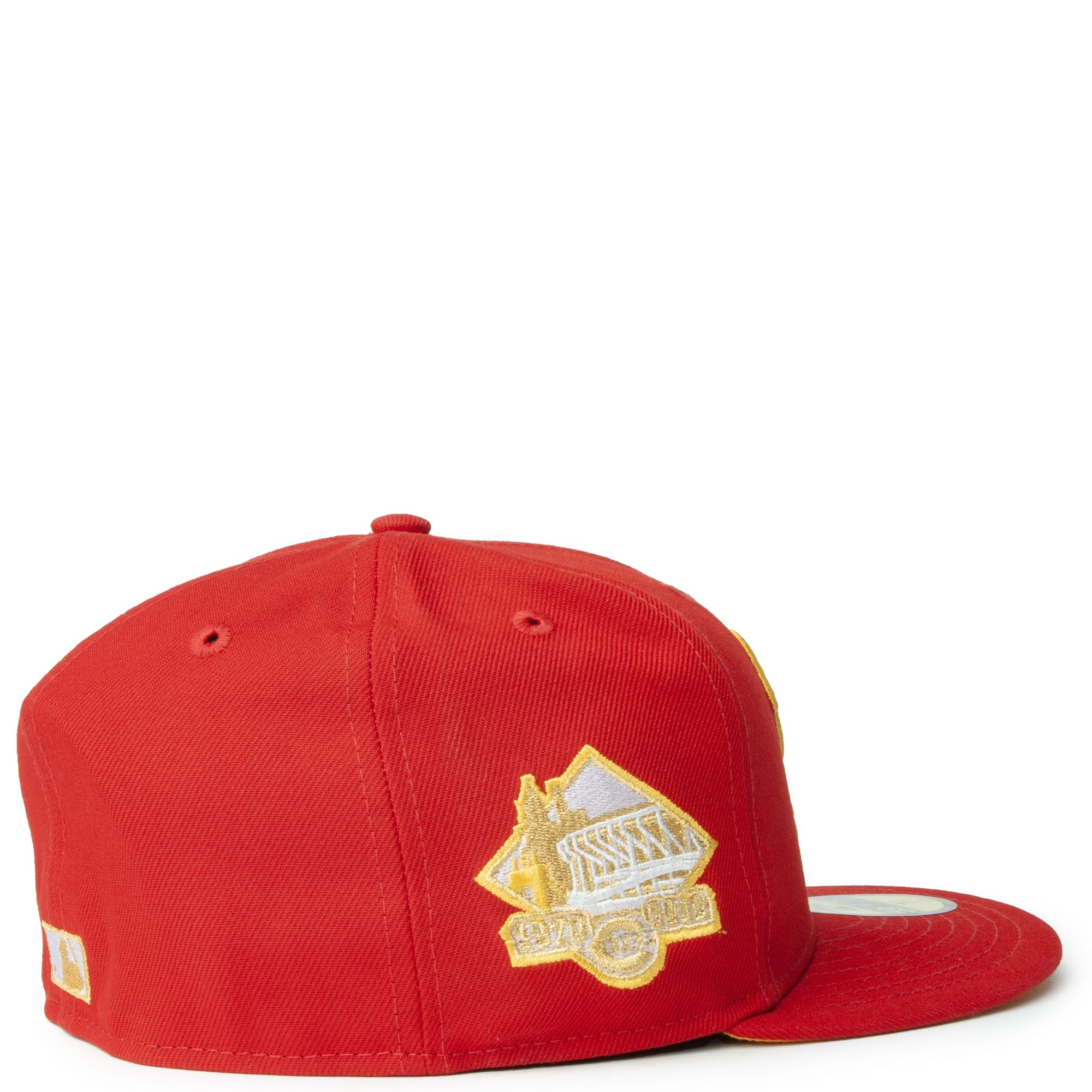 NEW ERA CAPS Cincinnati Reds Red Gold 59Fifty Fitted Hat 70740075 - Shiekh