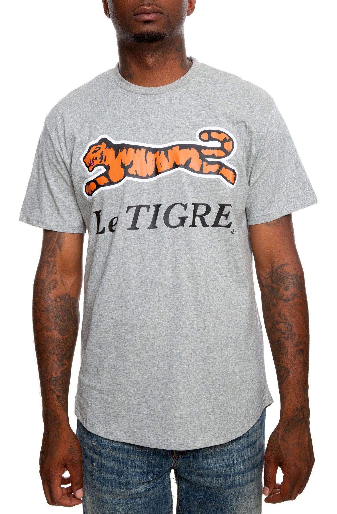LE TIGRE CORP. Classic Tee LT-146GRY - Shiekh
