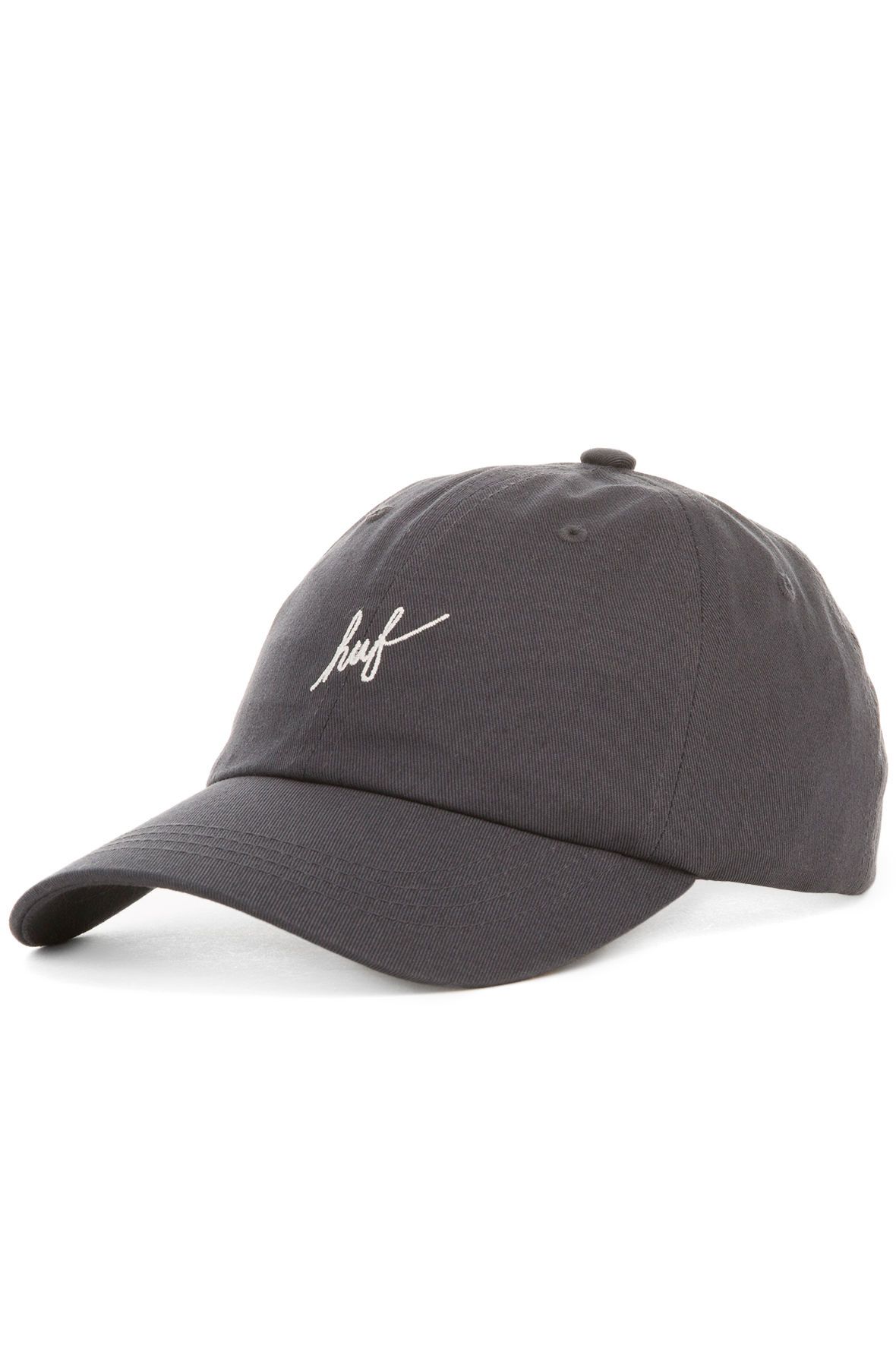 HUF The Script Logo 6 Panel in HTBSC0086_NVWHT - Shiekh