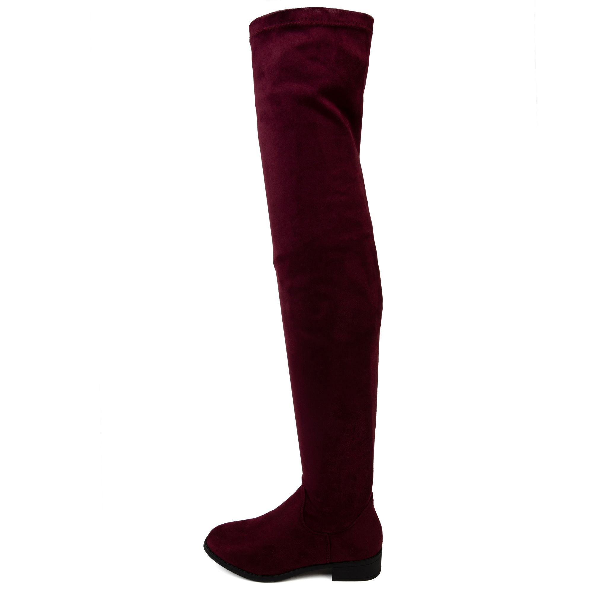 TWIN TIGER FOOTWEAR Olympia-20th Over The Knee Boots OLYMPIA-20TH-BURG ...