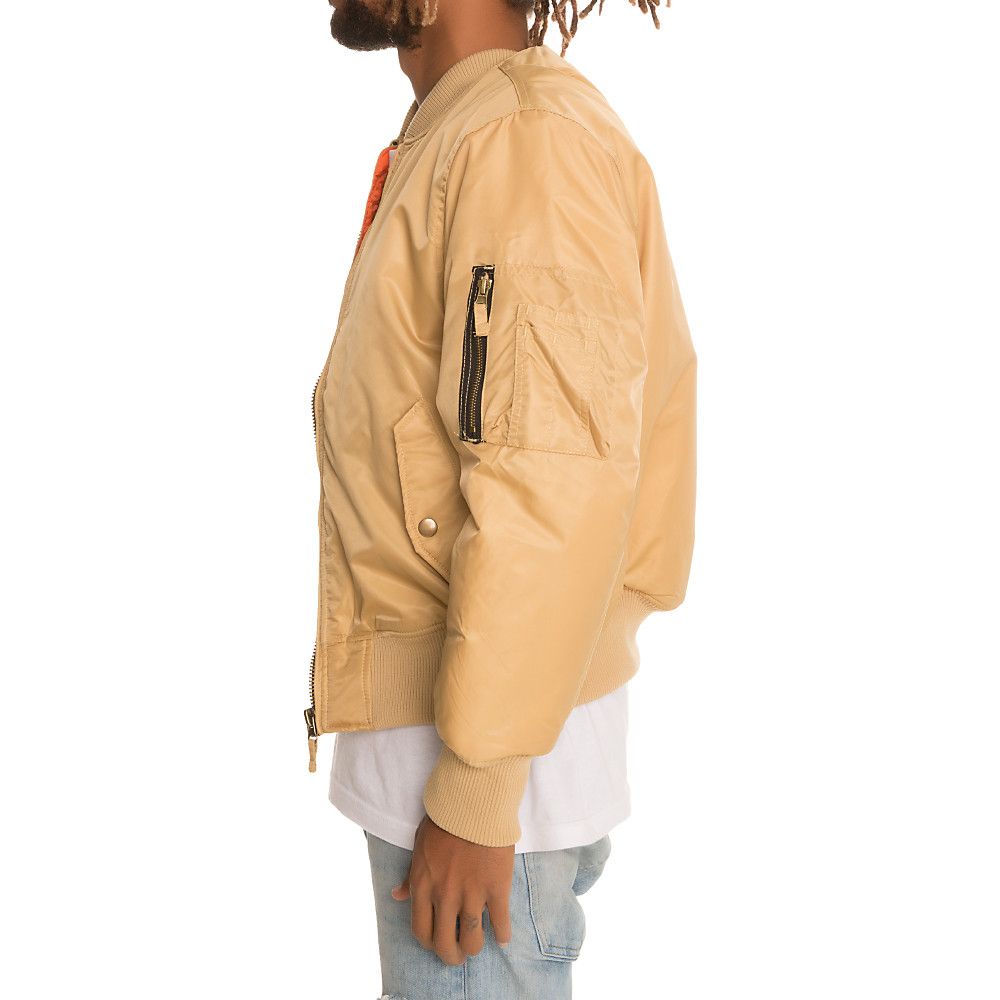 GENUINE Men's M1 Bomber Jacket HS-601 BEI - Shiekh
