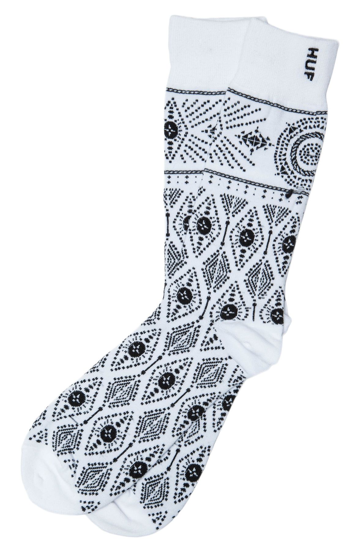 HUF The Bandana Socks in SK51011-WHT - Shiekh