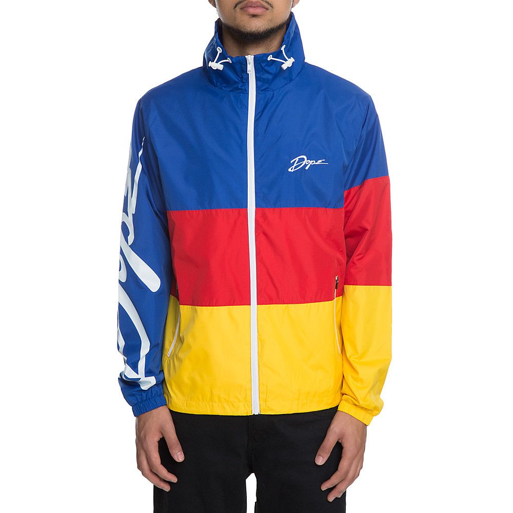 DOPE Men's Wavey Windbreaker D0418-J311/BLUE - Shiekh