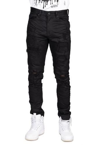 SMOKE RISE Greyson V2 Jeans JP20722-JTBLK - Shiekh