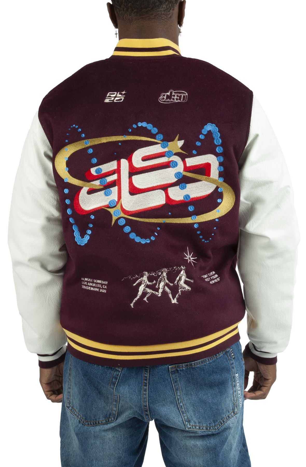 ALMOST SOMEDAY Heroes Varsity Jacket ASC4-3 - Shiekh