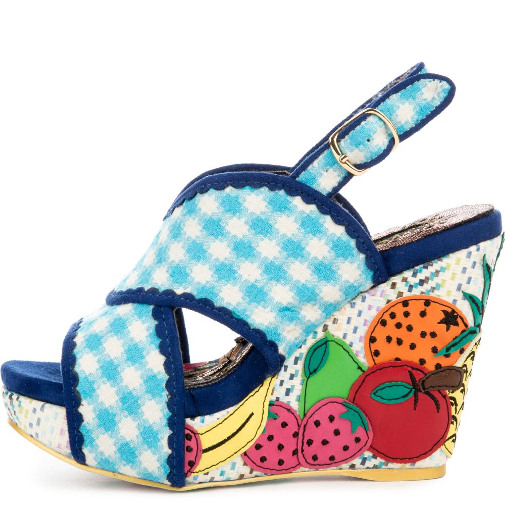 IRREGULAR CHOICE Bahama Mama Platform 4368-01B/TURQUOISE - Shiekh