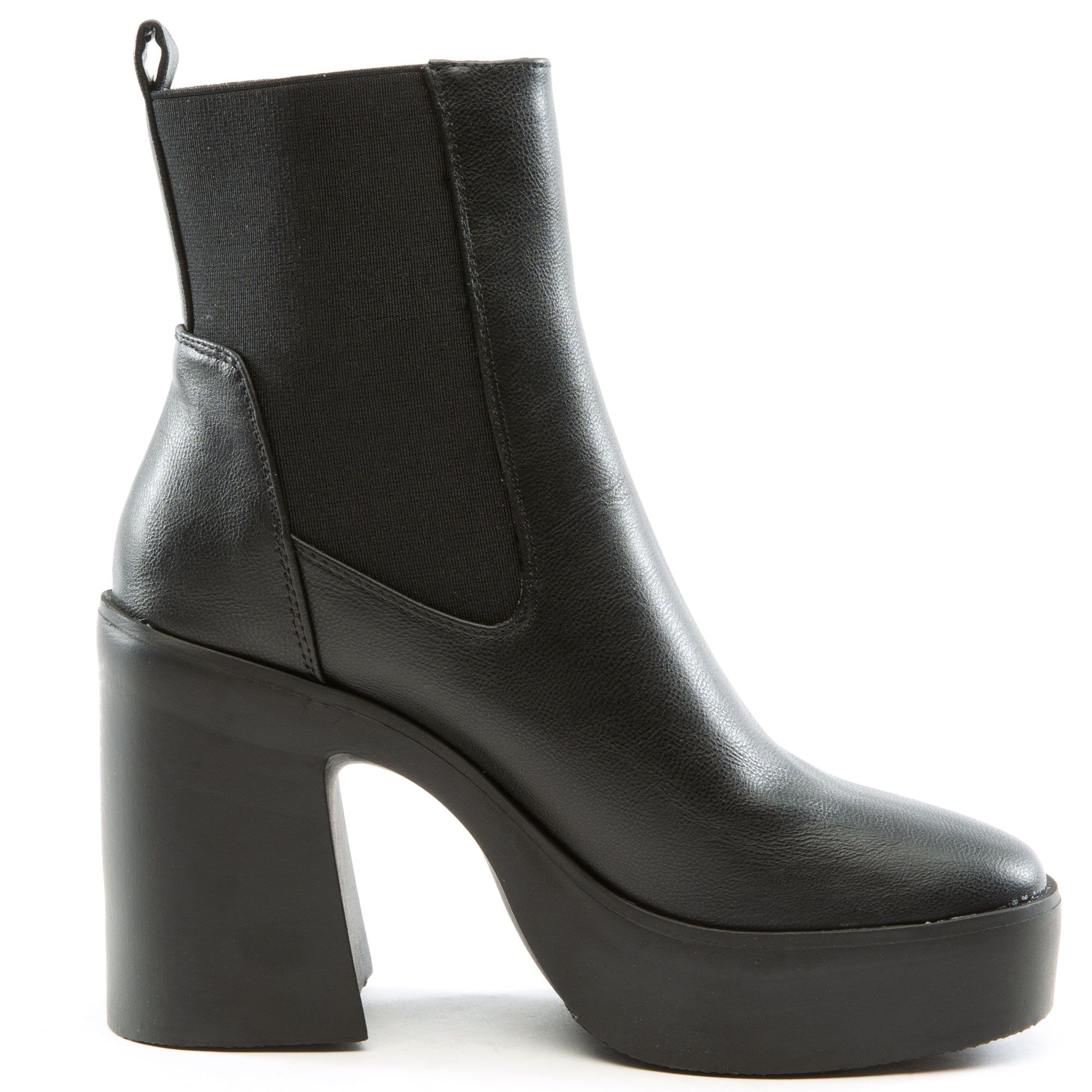 BAMBOO Instant-04 Platform Bootie JPM INSTANT-04-BLKBNH - Shiekh