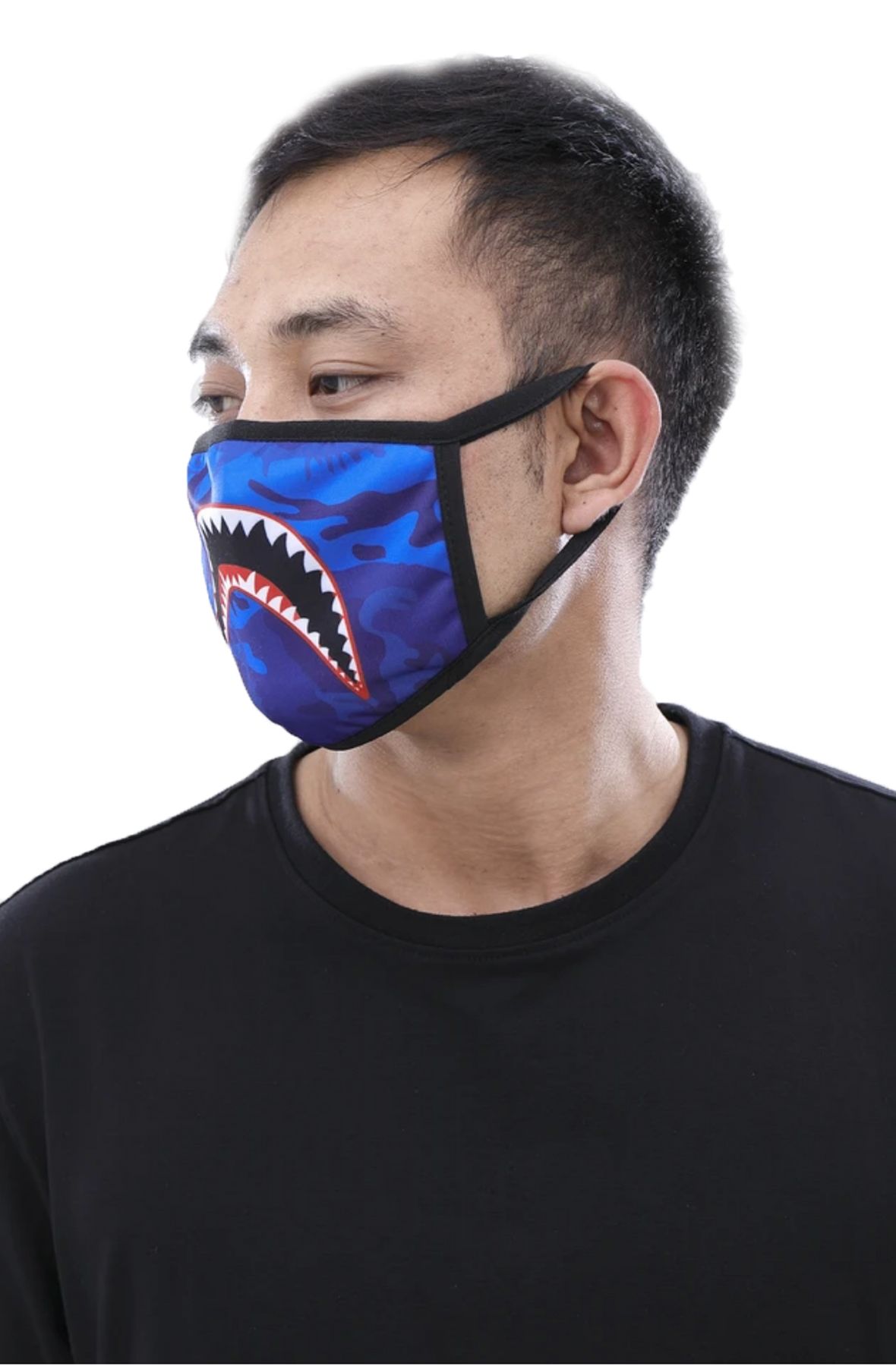 HUDSON Shark Mouth Face Mask E7133263SS-BLU - Shiekh
