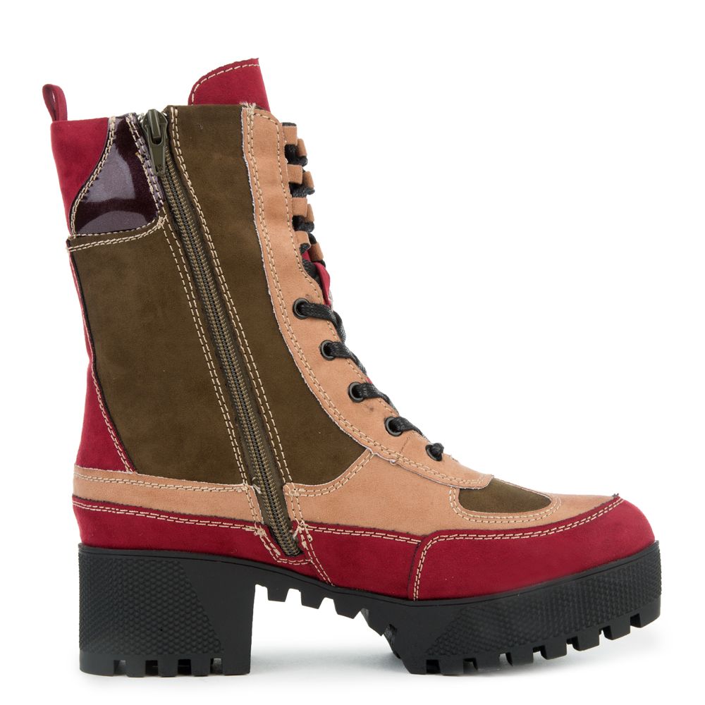 BAMBOO Women's Powerful-06 BURFS Combat Boots JPM POWERFUL-06S BURFS ...