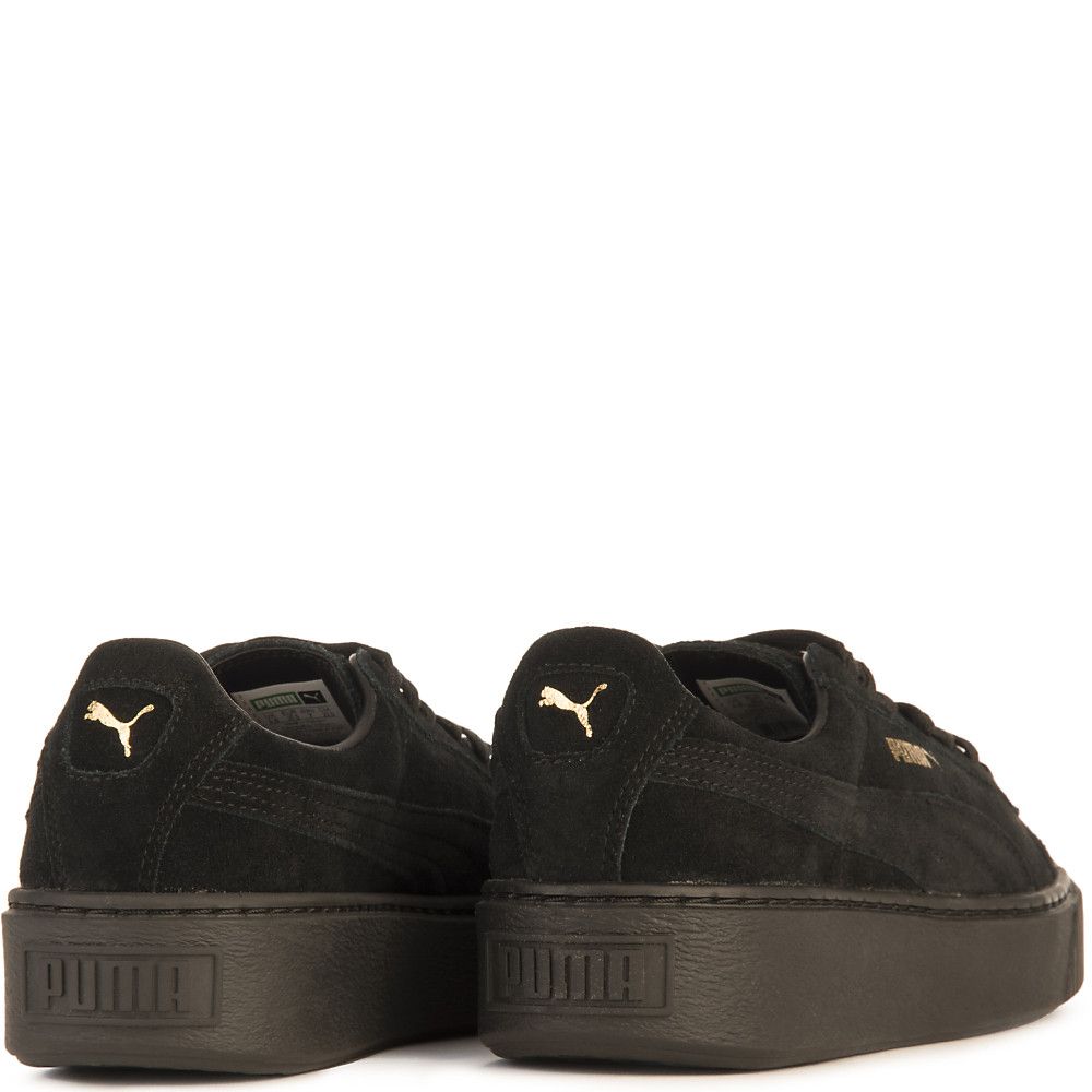 PUMA Women's Suede Platform Gold Casual Sneaker 36222202 - Shiekh