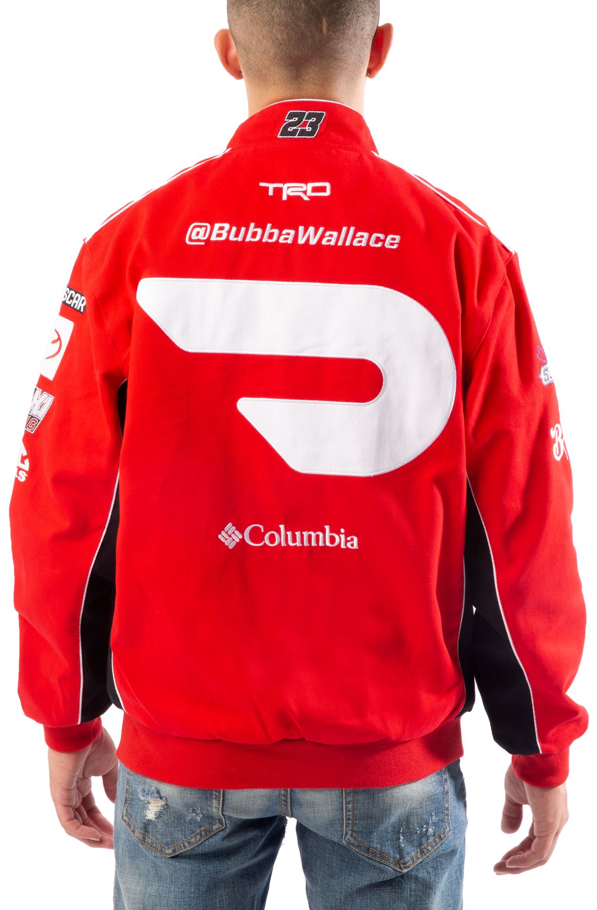 JH DESIGN DoorDash Racing Jacket BW0303DD21-RED - Shiekh