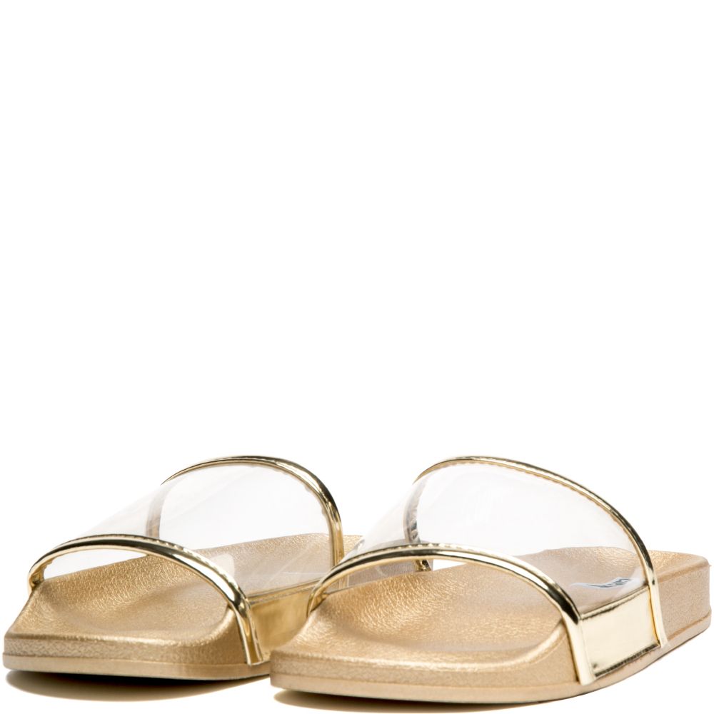 CAPE ROBBIN Moira-11 Slides MOIRA-11/GOLD - Shiekh