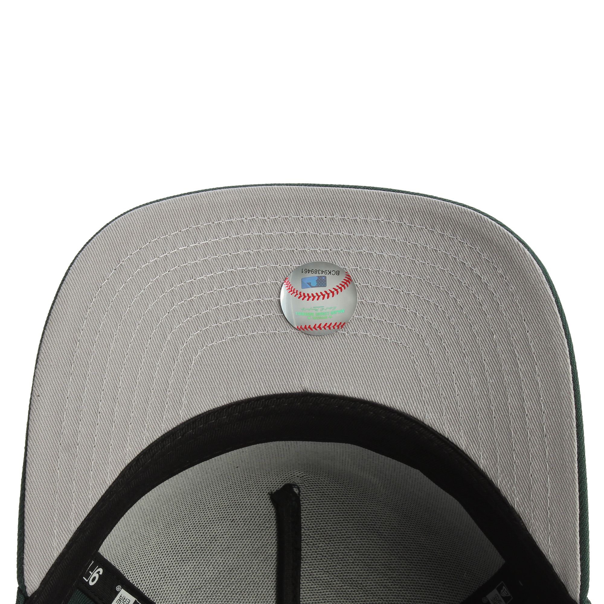 NEW ERA CAPS MLB Oakland Athletics Upside Down 950AF Curved Snapback ...