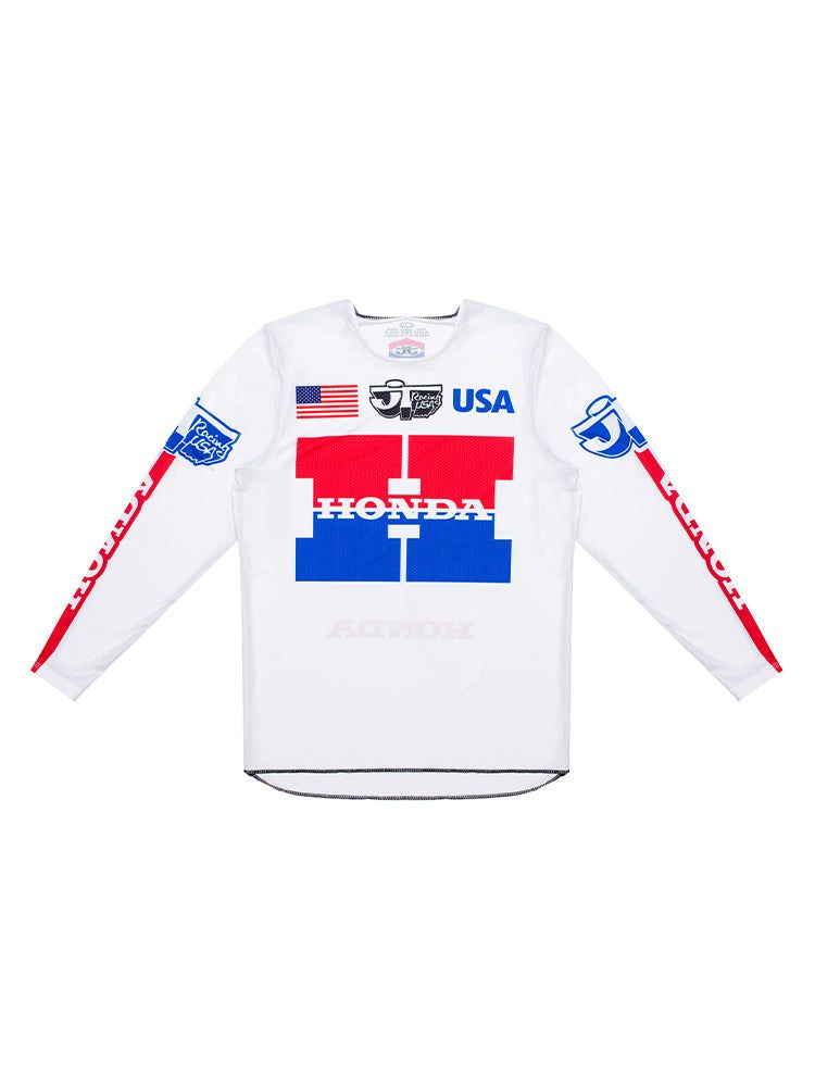JT RACING MX Gear Combo: Honda Team USA 1981 Jersey and Moto Pants JTR ...