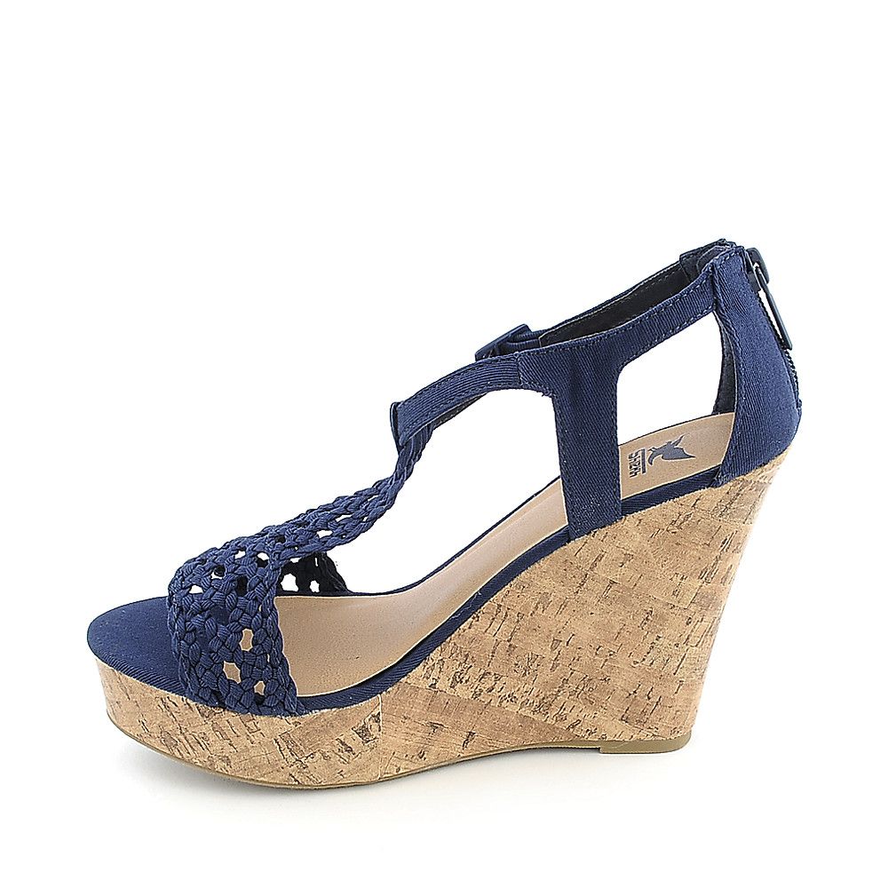 FORTUNE DYNAMICS Women's S-XL0471 Wedge Sandal FD S-XL0471/NVY - Shiekh