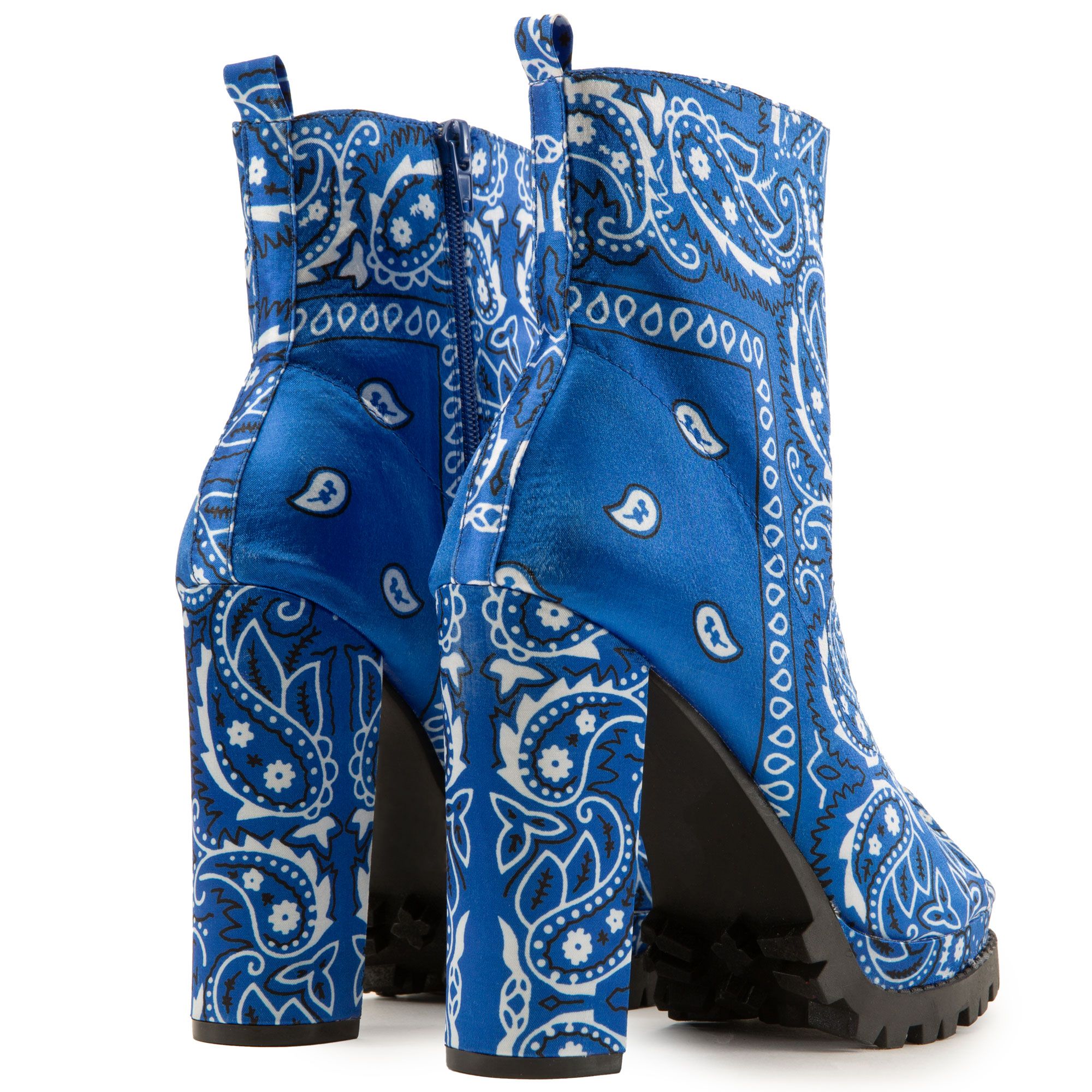 MATA GROUPS USA Bardi Open Toe Booties BARDI-BLUB - Shiekh