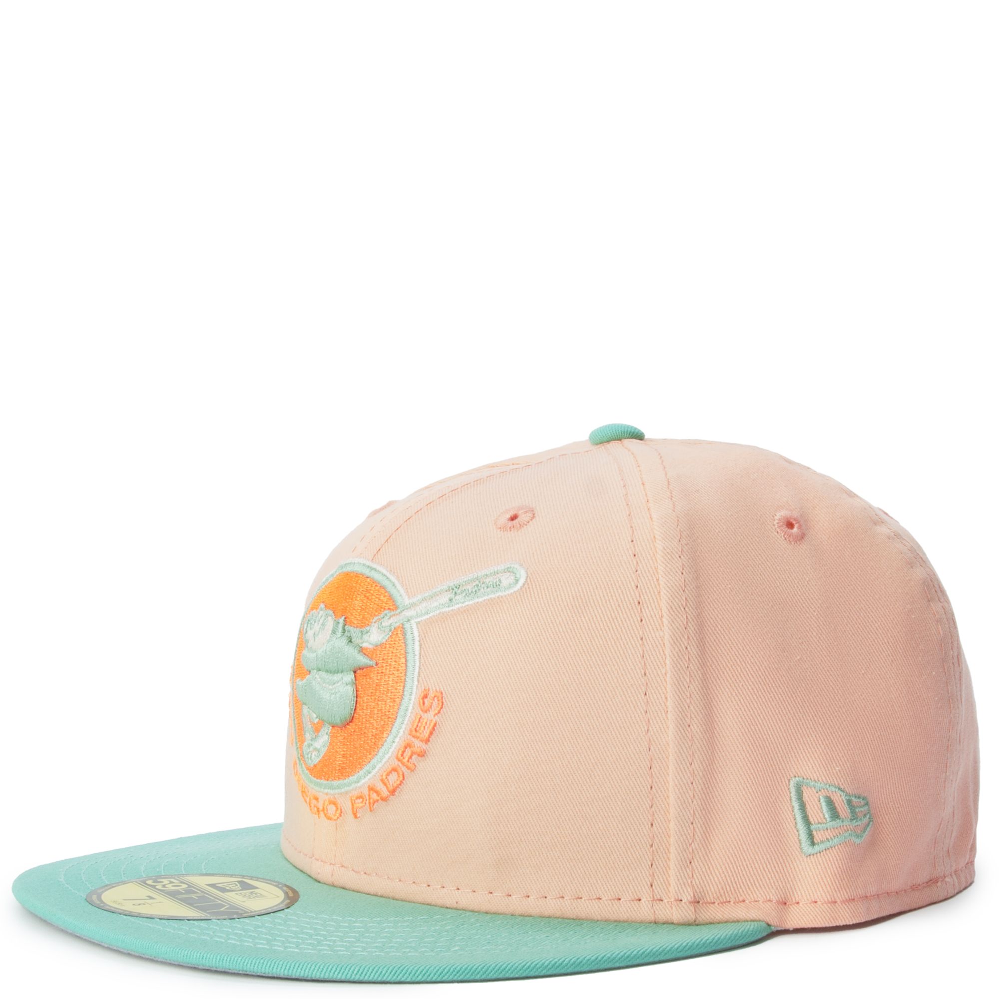 NEW ERA CAPS San Diego Padres Peach Mint 59FIFTY Fitted Hat 70725293 ...